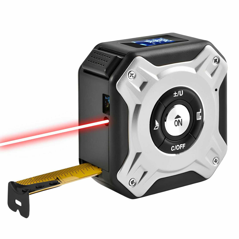WINCHA DIGITAL LÁSER - MULTIFUNCIÓN - CÁLCULA DISTANCIA, AREA, VOLUMEN ...